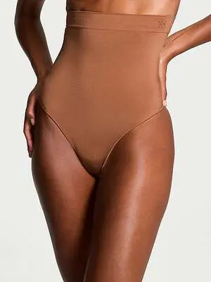 Victoria's Secret Shapewear Victoria Seamlessshaping™ High-waist Thong Panty - Brown