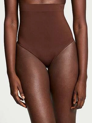 Victoria's Secret Shapewear Victoria Seamlessshaping™ High-waist Thong Panty - Brown