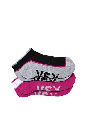 Victoria's Secret Vsx 2-pack Ankle Socks - Print