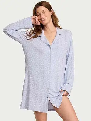 Victoria's Secret Sosoft™ Modal Button-front Sleepshirt - Print