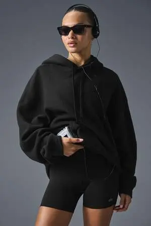 Alo Yoga Triumph Restore Hoodie Black