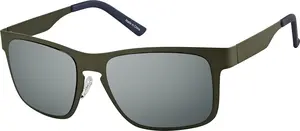 Zenni Full Rim Square Frame Sunglasses - Gray