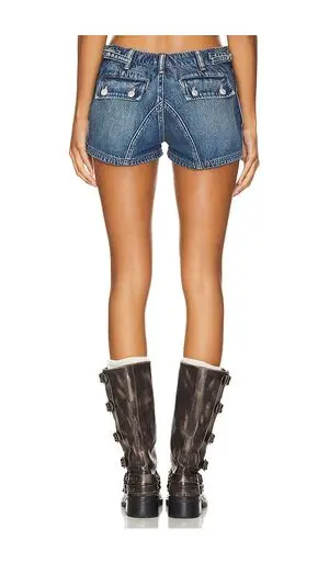 Free People All Yours Denim Micro Short
