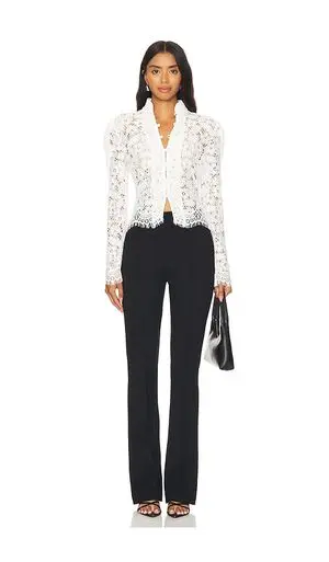 SAU LEE Roberta Lace Top