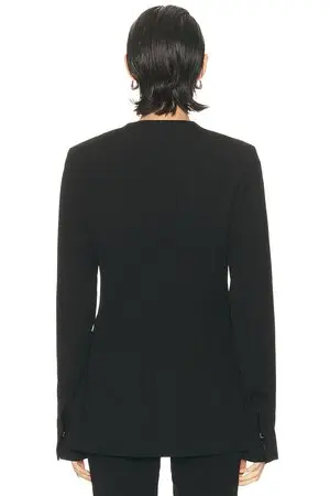 TOTEME Collarless Evening Jacket - Black