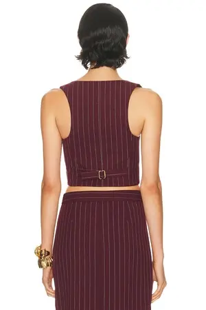 Retrofete Monet Waistcoat - Port