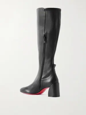 CHRISTIAN LOUBOUTIN Jane Botta 55 Leather Knee Boots