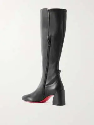 CHRISTIAN LOUBOUTIN Jane Botta 55 Leather Knee Boots