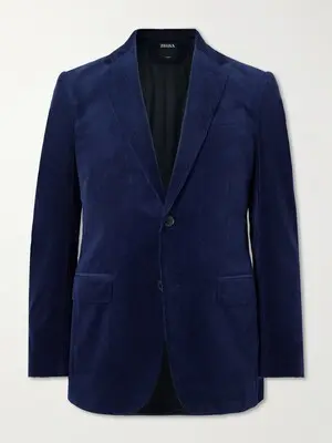 Zegna Cotton-blend Corduroy Suit Jacket