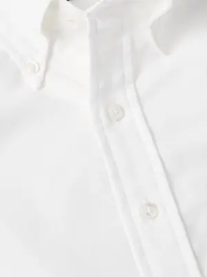 DRAKE'S Slim-fit Button-down Collar Cotton Oxford Shirt