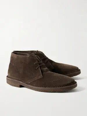DRAKE'S Clifford Suede Desert Boots - Brown