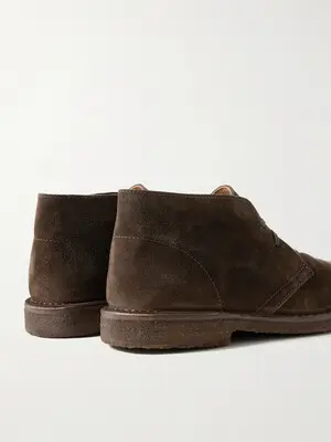 DRAKE'S Clifford Suede Desert Boots - Brown