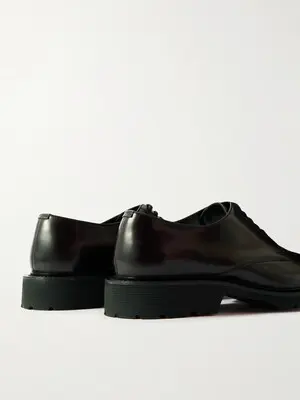 Saint Laurent Army Patent-leather Derby Shoes