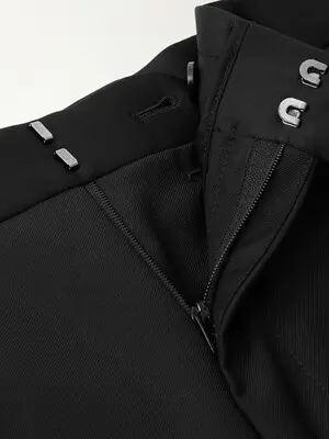 Zegna Straight-leg Satin-trimmed Wool And Mohair-blend Tuxedo Trousers