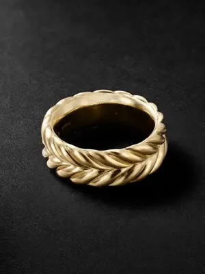 David Yurman 18-karat Chevron Ring
