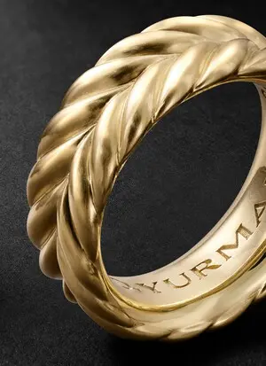 David Yurman 18-karat Chevron Ring