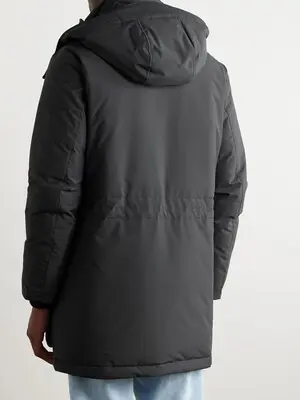 Zegna Quilted Padded Shell Hooded Down Jacket