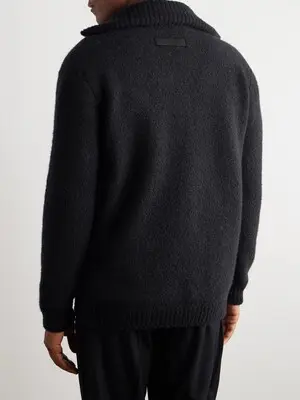 Zegna Brushed-knit Field Jacket