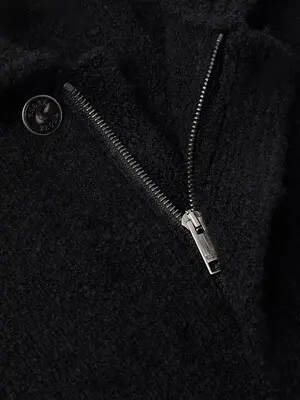 Zegna Brushed-knit Field Jacket