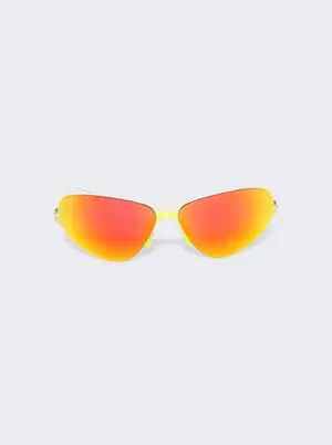 Mykita Alpine Sunglasses - Glossy Gold