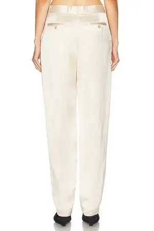 TOTEME Low Waist Satin Trouser