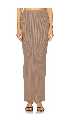 EAVES Ashlee Slinky Knit Skirt