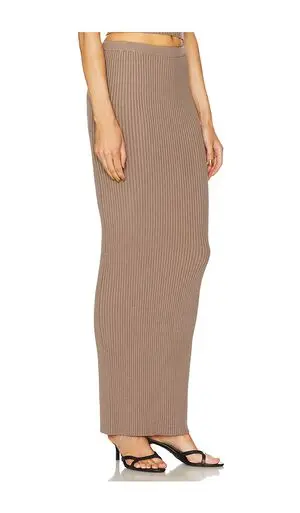 EAVES Ashlee Slinky Knit Skirt