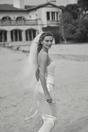 Bhldn Lilly Fingertip Veil