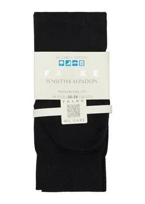 Falke Sensitive London Cotton-blend Socks - Black