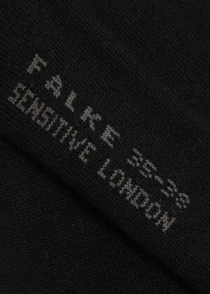 Falke Sensitive London Cotton-blend Socks - Black