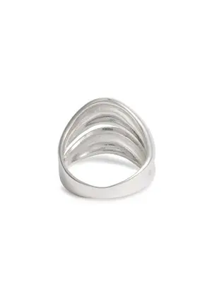 Agmes Double Wave Sterling Ring