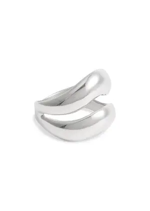 Agmes Double Wave Sterling Ring