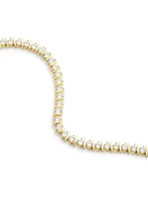 CZ BY KENNETH JAY LANE Crystal-embellished Tennis Necklace