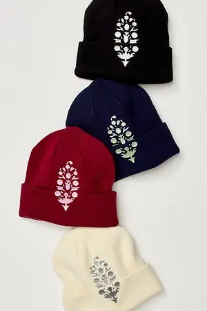 Free People Movement Iconic Butti Beanie Black/white