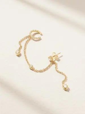 Jacquie Aiche Sophia Diamond And 14-karat Single Earring
