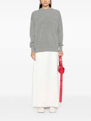 Fabiana Filippi Ribbed Knit Sweater - Grey