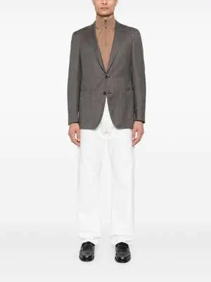 Canali Mélange-effect Blazer