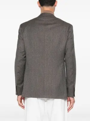 Canali Mélange-effect Blazer