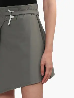 HELIOT EMIL Asymmetric Wrap Mini Skirt