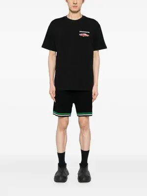 GROUND ZERO Logo-print Cotton T-shirt - Black