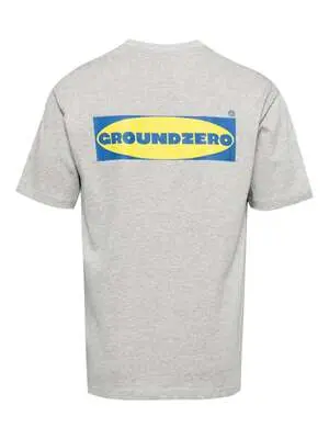 GROUND ZERO Logo-print Cotton T-shirt