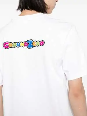 GROUND ZERO Logo-print Cotton T-shirt