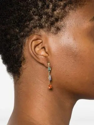 Jacquie Aiche 14kt Yellow Sophia Multi-stone Earring