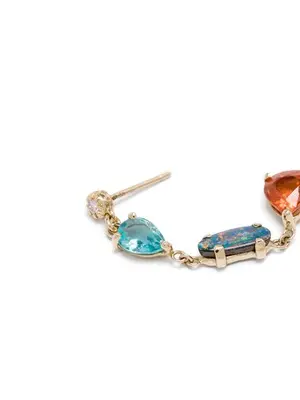 Jacquie Aiche 14kt Yellow Sophia Multi-stone Earring
