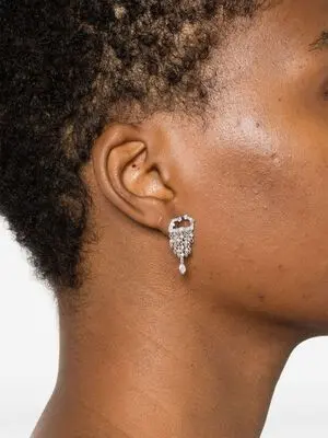 Yvonne Léon 18kt White Gold Diamond Earrings - Silver