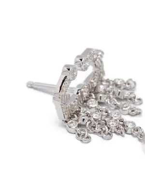 Yvonne Léon 18kt White Gold Diamond Earrings