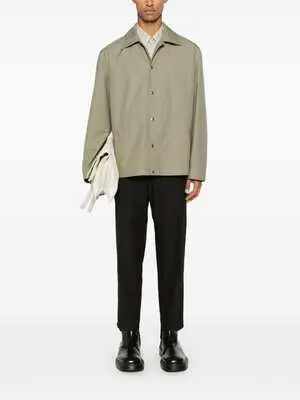 JIL SANDER Logo-print Jacket - Green