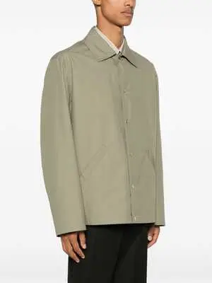 JIL SANDER Logo-print Jacket - Green