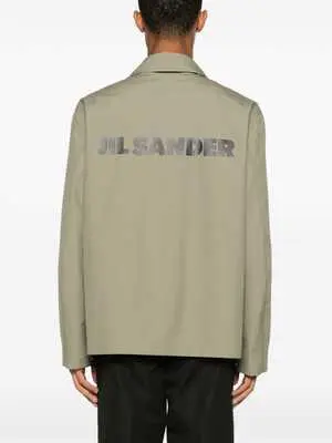 JIL SANDER Logo-print Jacket - Green