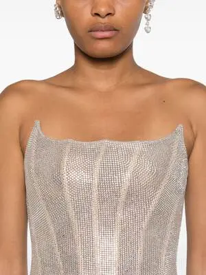 Giuseppe Di Morabito Crystal-embellished Mini Dress